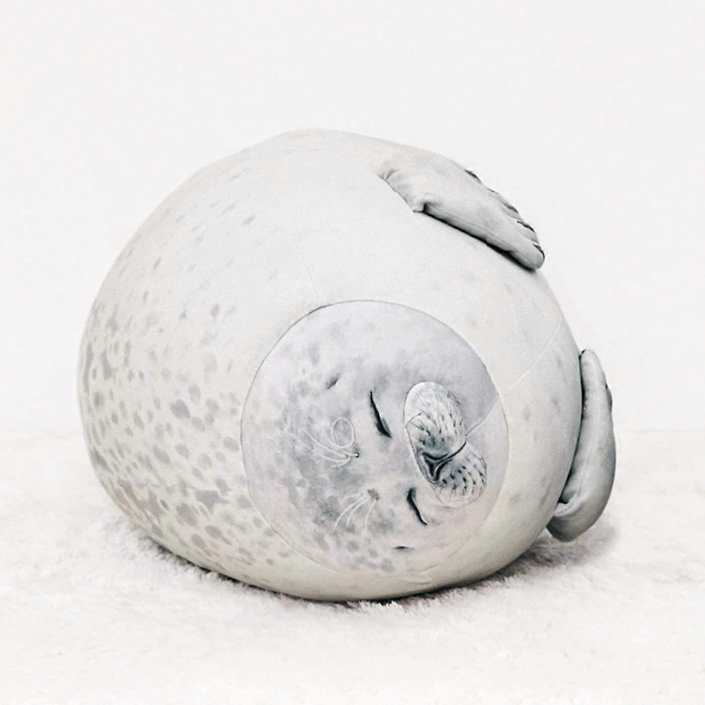 Chubby Blob Seal Pillow Cute Seal Plush Toy Stuffed Animals,40cm ...