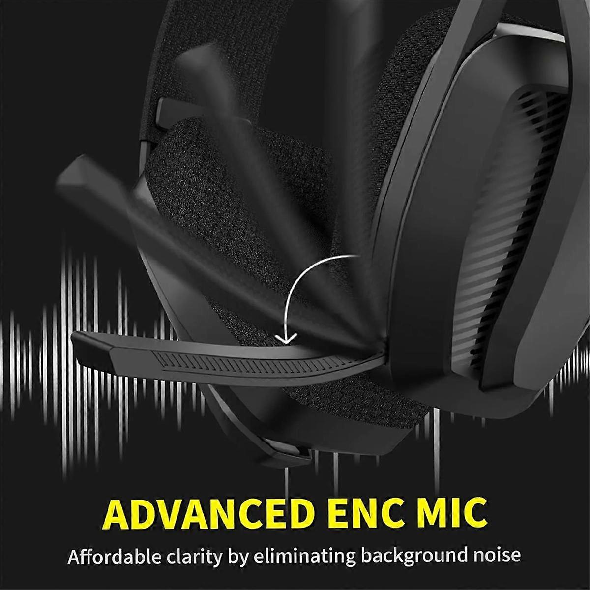 BW06 2.4G Wireless Gaming Headset with Flip ENC Mic for PC, , , Gamer ...