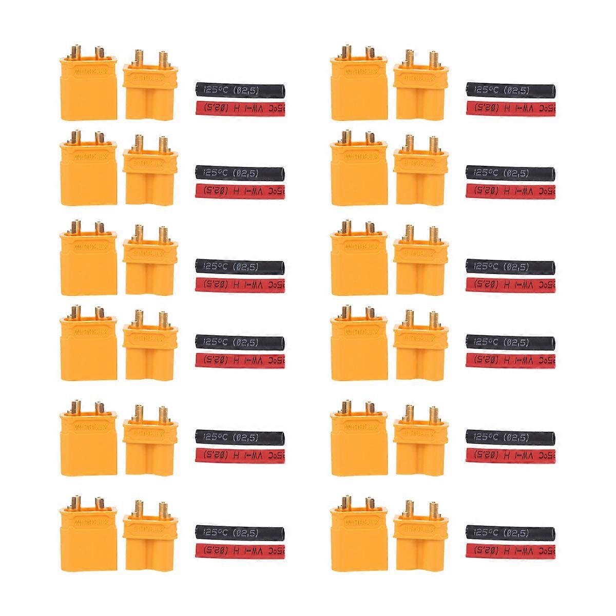 10 Pairs Rc Plane Male Female Bullet Plug Xt30 Connectors Male Female ...