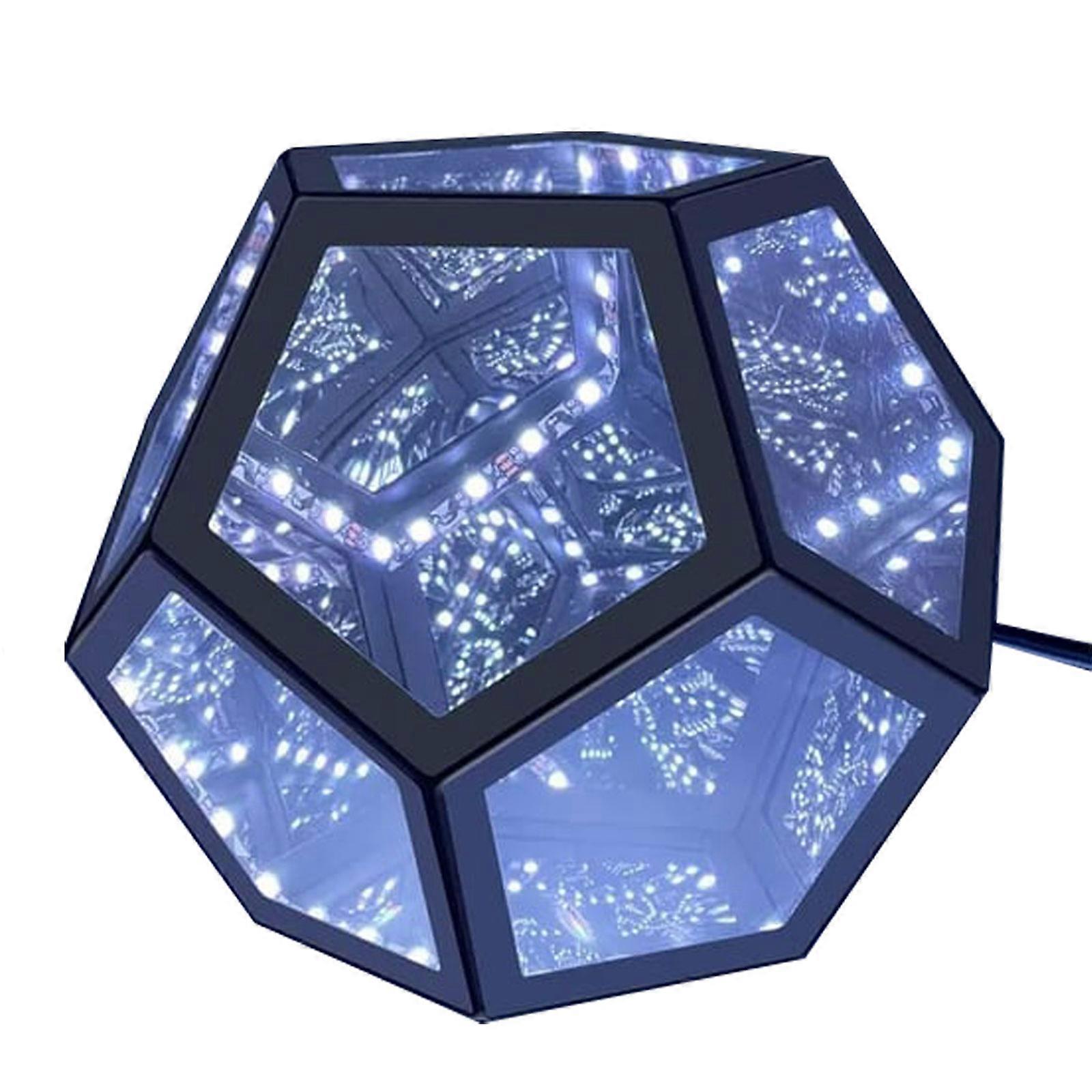 2023 New Infinity Dodecahedron Gaming Light, Cool RGBW Led Desk Table ...