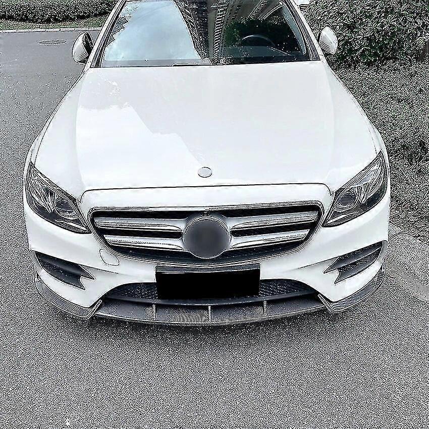Front Bumper Splitter Lip Diffuser Body Kit Spoiler Decoration Accessories For Mercedes E-class ...