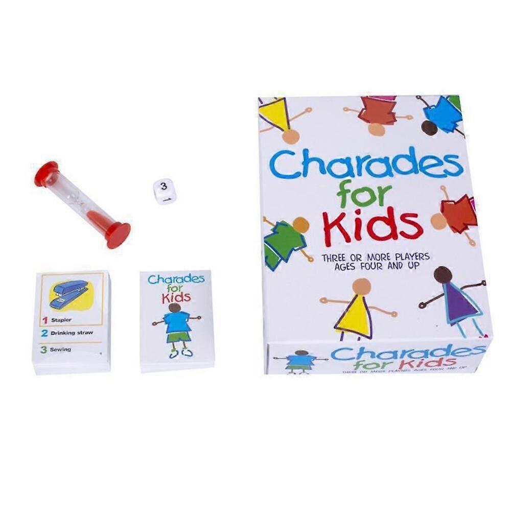 Charades for Kids Puzzle Games Board Games Numbers Party Funny Board ...