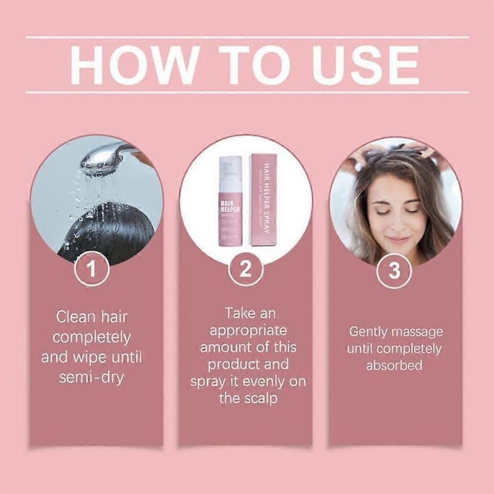 Hair Helper Spray, Hair Helper Growth Spray, Repair Natural Thinning ...
