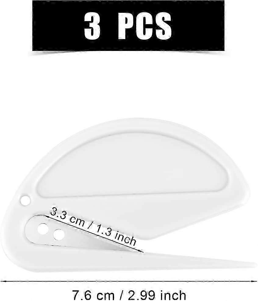 3 Pieces Letter Opener, Efficient Plastic Envelope Opener Mail Opener ...