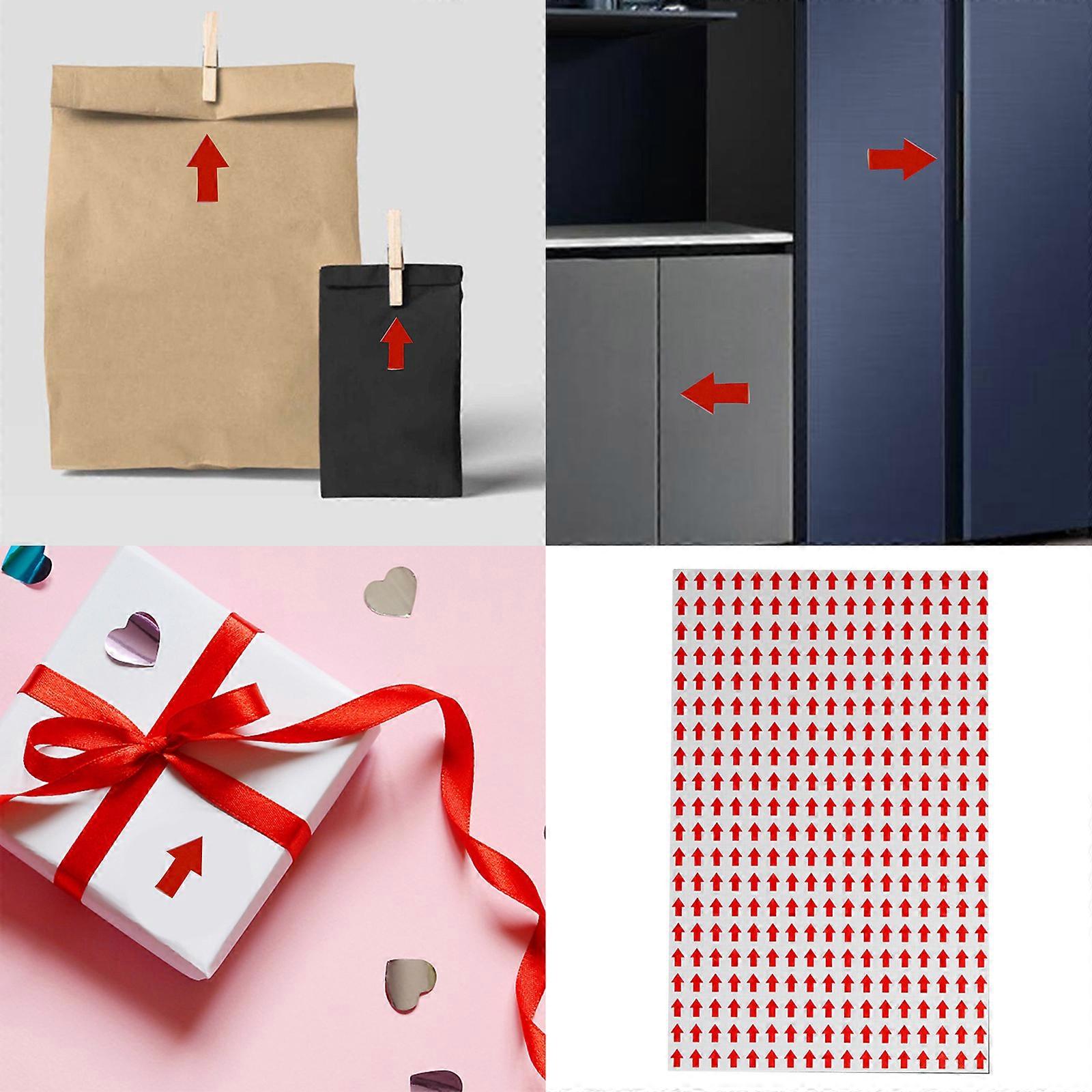 60 Sheets/Pack Arrows Stickers Color Coding Sign Decals Adhesive Arrows ...