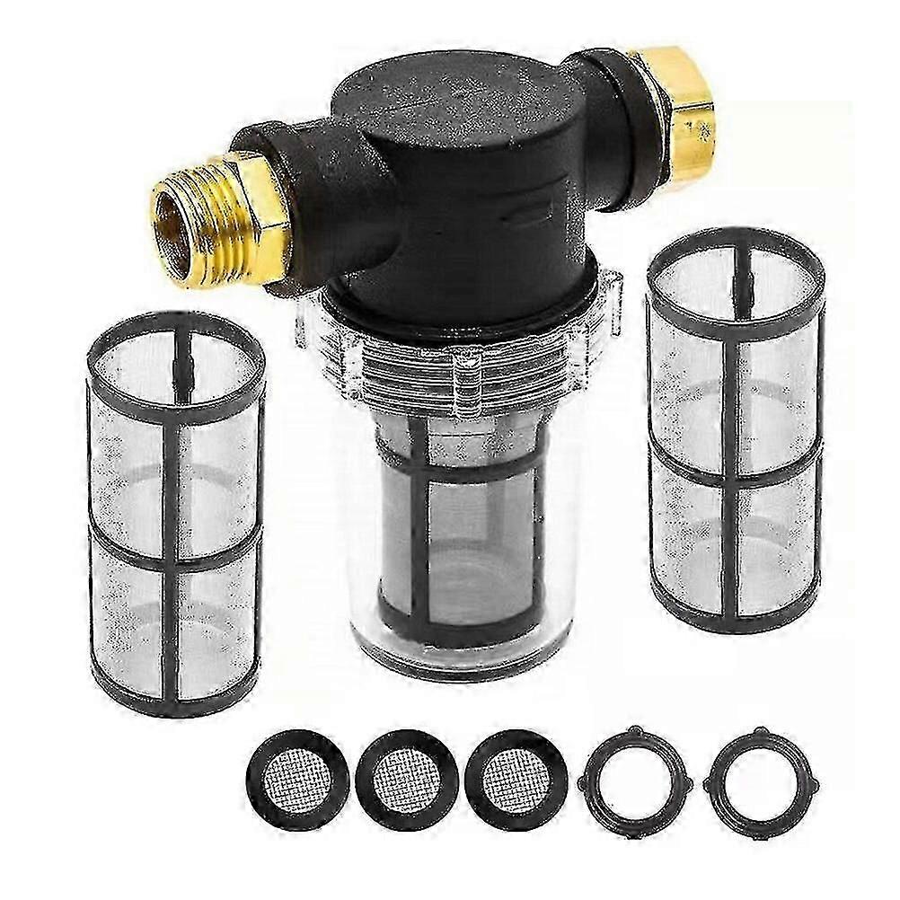 1 Set of Inline Water Filter Garden Hose Filter Water Hose Filter Hose ...