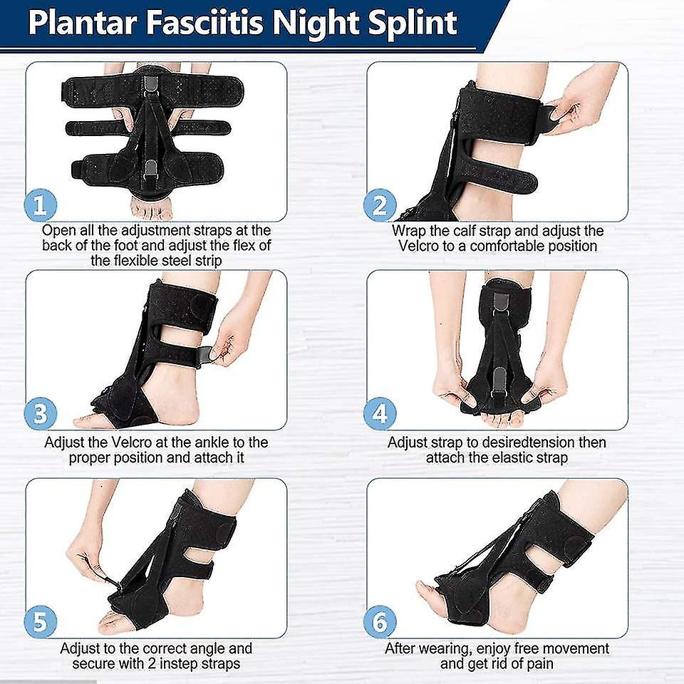 Plantar Fasciitis Night Splint With Arch Support, Plantar Fasciitis ...