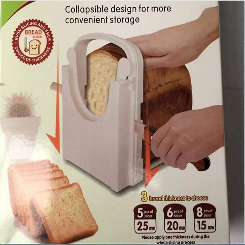 Bread Slicer, Adjustable, Folding, 5 Slices Thick | Fruugo UK