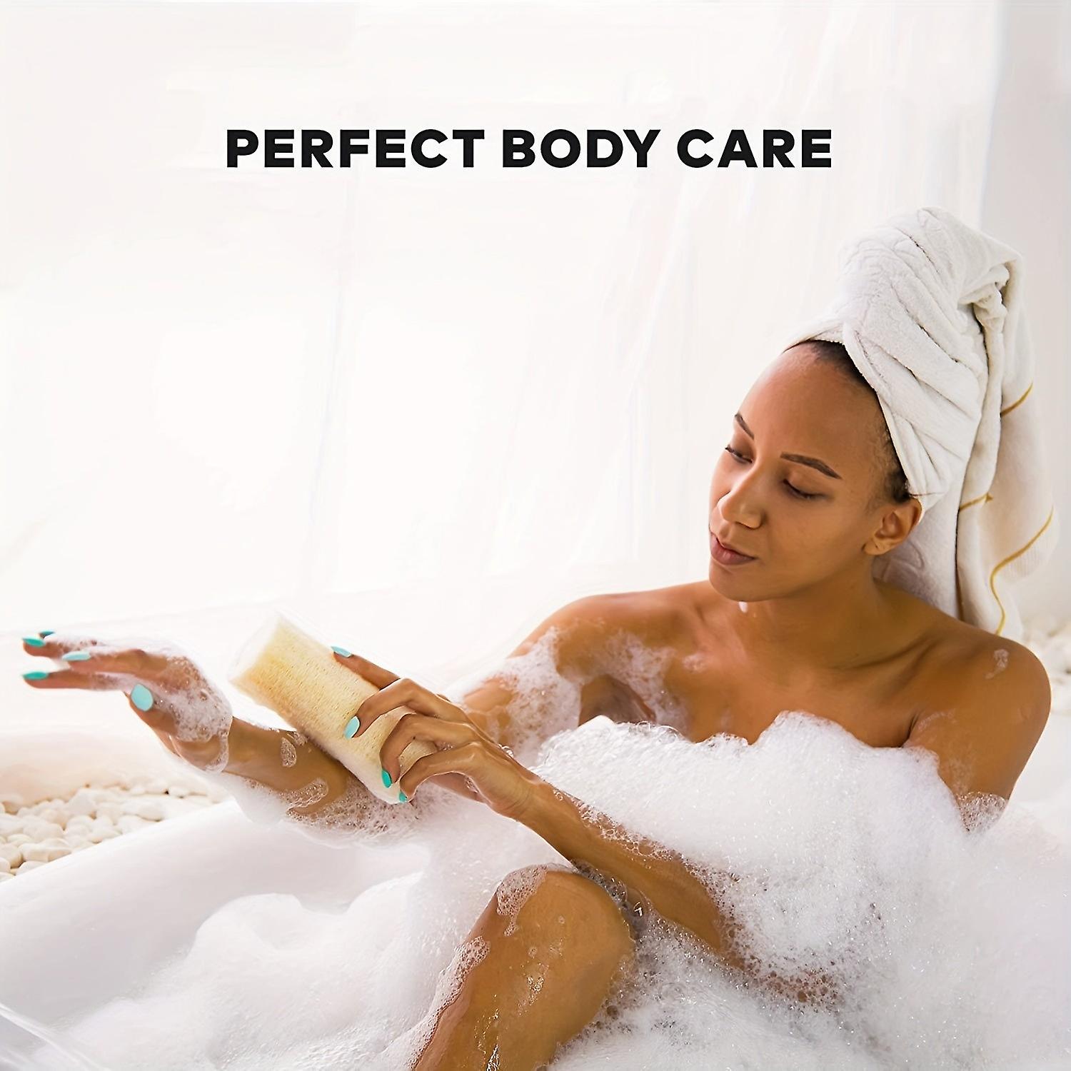 Natural Loofah Sponges Organic Luffa Bath Shower Sponge Exfoliating ...