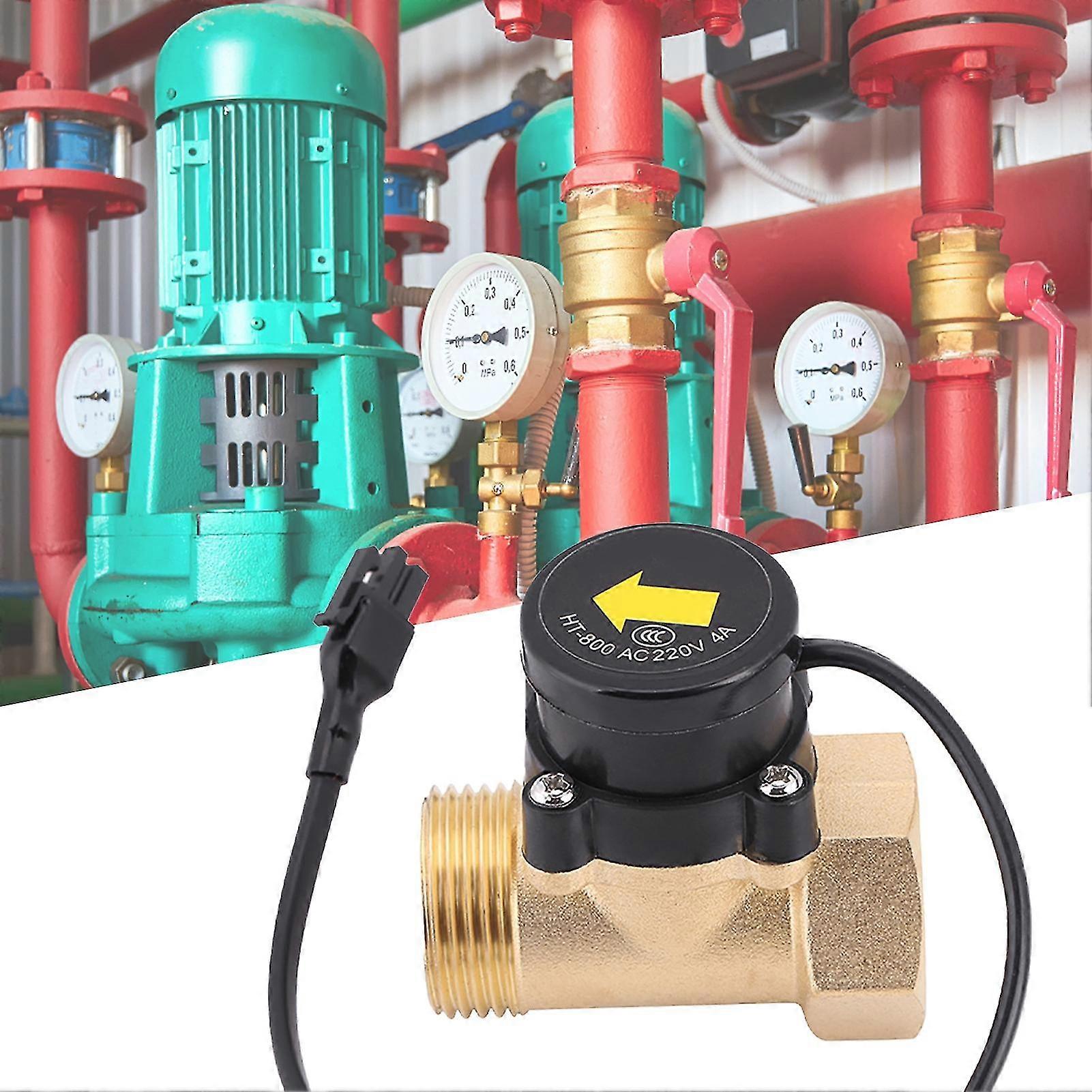 Ht-800 Water Flow Switch Automatic High Sensitivity Copper Magnetic Low ...