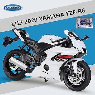 1:12 Yamaha YZF-R6 Alloy Racing Motorcycle Model Diecast Metal Street ...