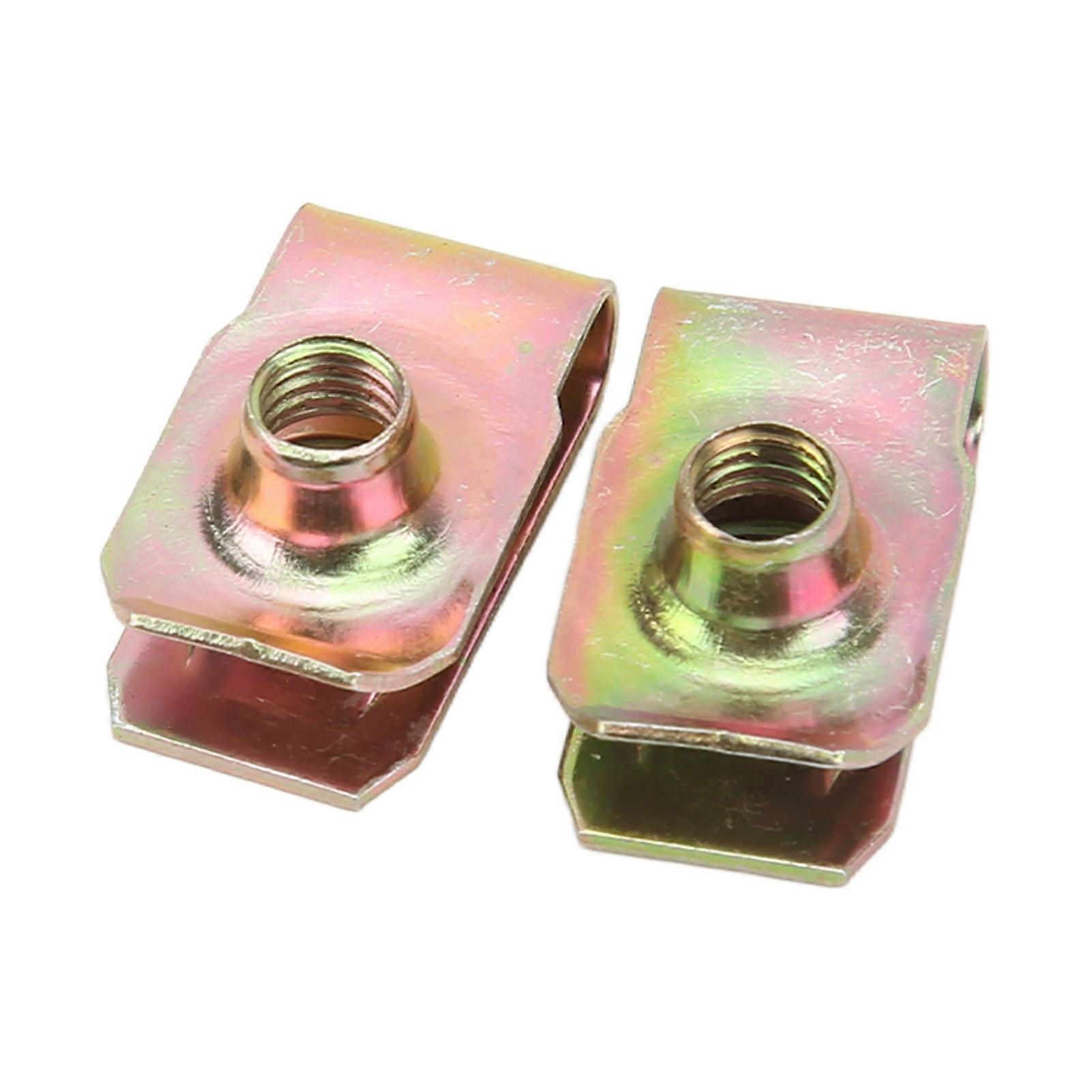 60Pcs U Nut Clip Kit Strong Rust Resistance High Elasticity M4 M5 M6 M8 ...