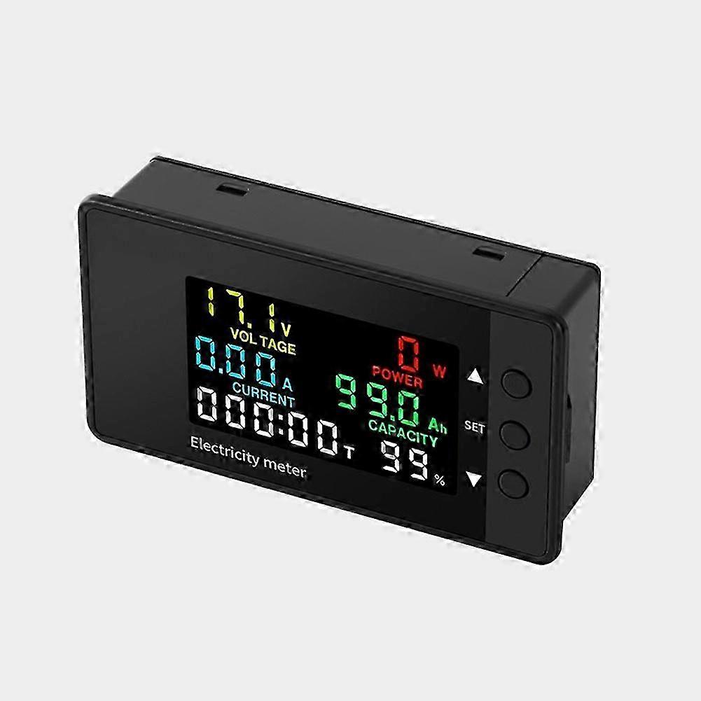 6-in-1 Voltmeter Ammeter Dc 7.5-100v Wattmeter Led Digital Electric ...