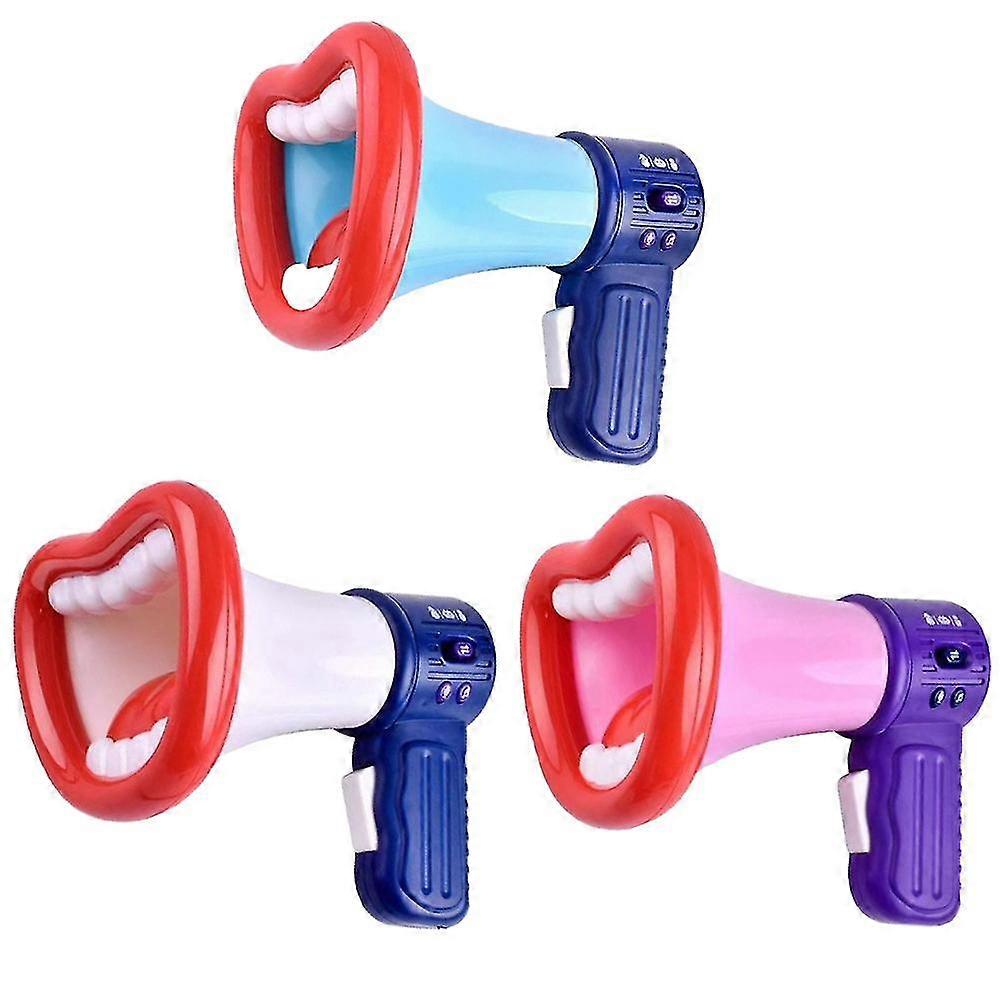 2024 Mini Megaphone Children Funny Voice Speaker Bullhorn Funny Band ...
