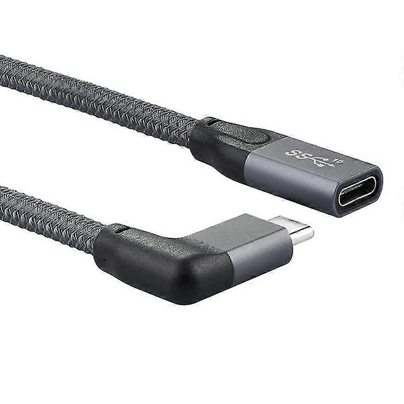 100w Pd 5a Curved Usb3.1 Type-c Extension Cable 4k @60hz 10gbps Usb-c ...