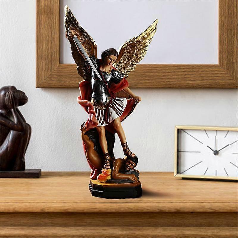Saint Michael Statue St Michael San Miguel Arcangel Colored Statue San ...