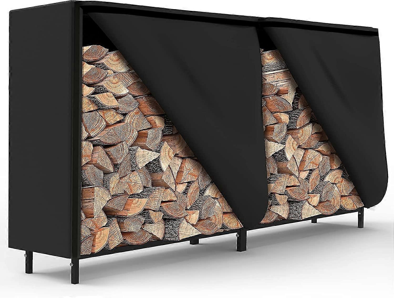 Waterproof Log Rack Cover Heavy Duty 420d Oxford Outdoor Firewood ...