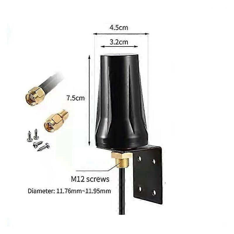 Outdoor 4g Lte Antenna Sma Male Mimo 5dbi Omnidirectional External ...