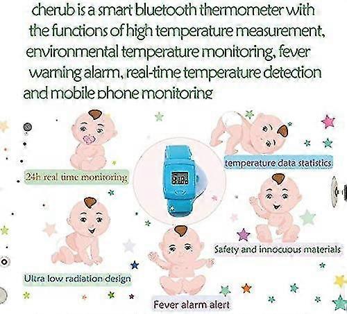 Lcd Bluetooth Kids Children Thermometer, Digital Fever Thermometer Used ...