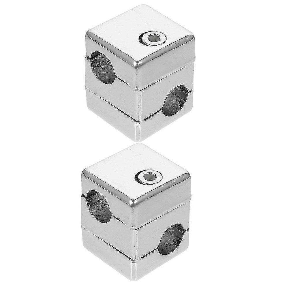 2pcs Square Clamp Bracket Stainless Steel Clamp Holder Laboratory Cross ...