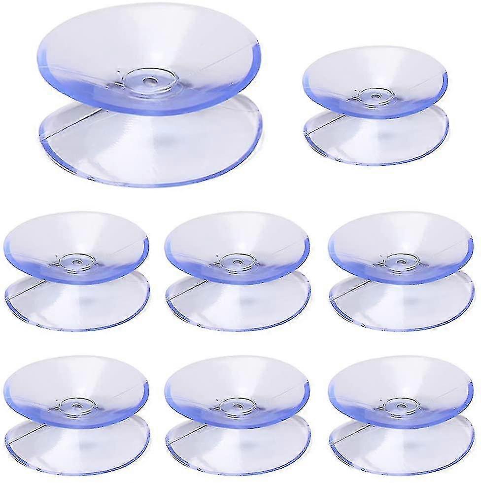 30pcs Double Sided Suction Cup, Suction Cups Without Hooks Sucker Pads ...