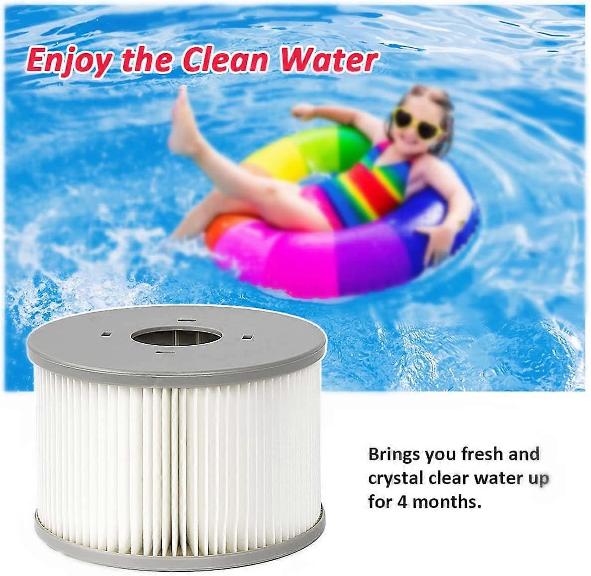 2pcs Hot Tub Filters for MSpa Inflatable Pools, Filter Cartridge Pump ...