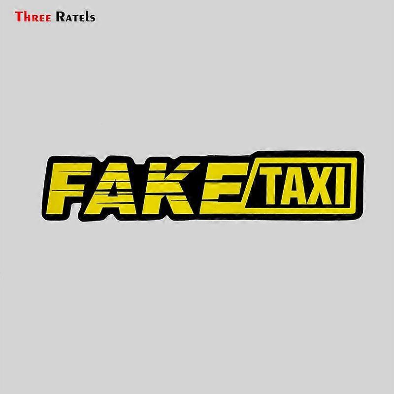 50pcs Yellow Fake Taxi Logo Pvc Waterproof Window Laptop Trunk Auto ...