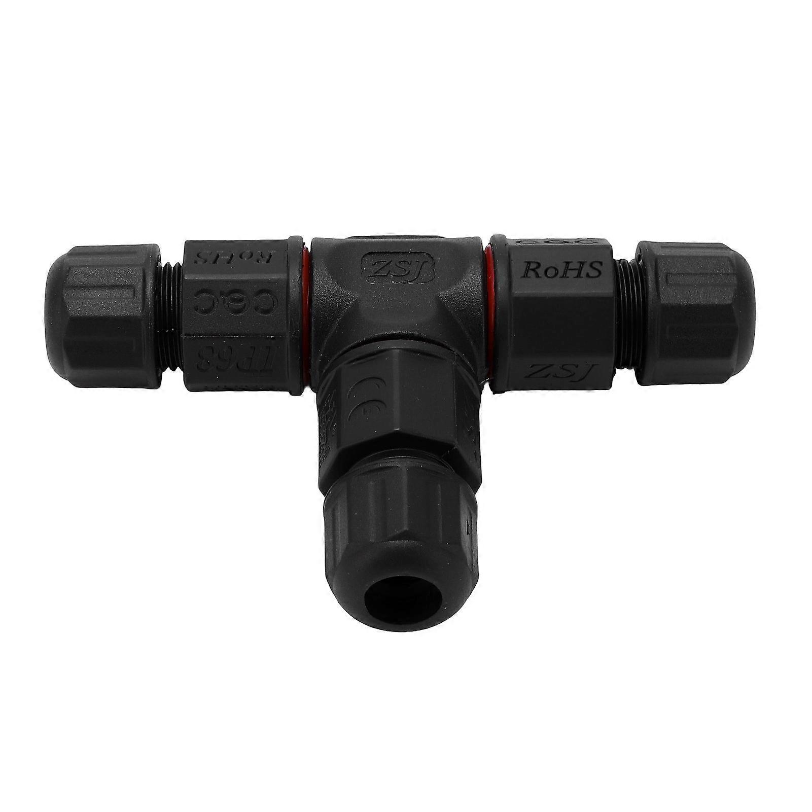 3Pcs Waterproof 3 Way Wire Connector 4 Core Junction Box Outdoor ...