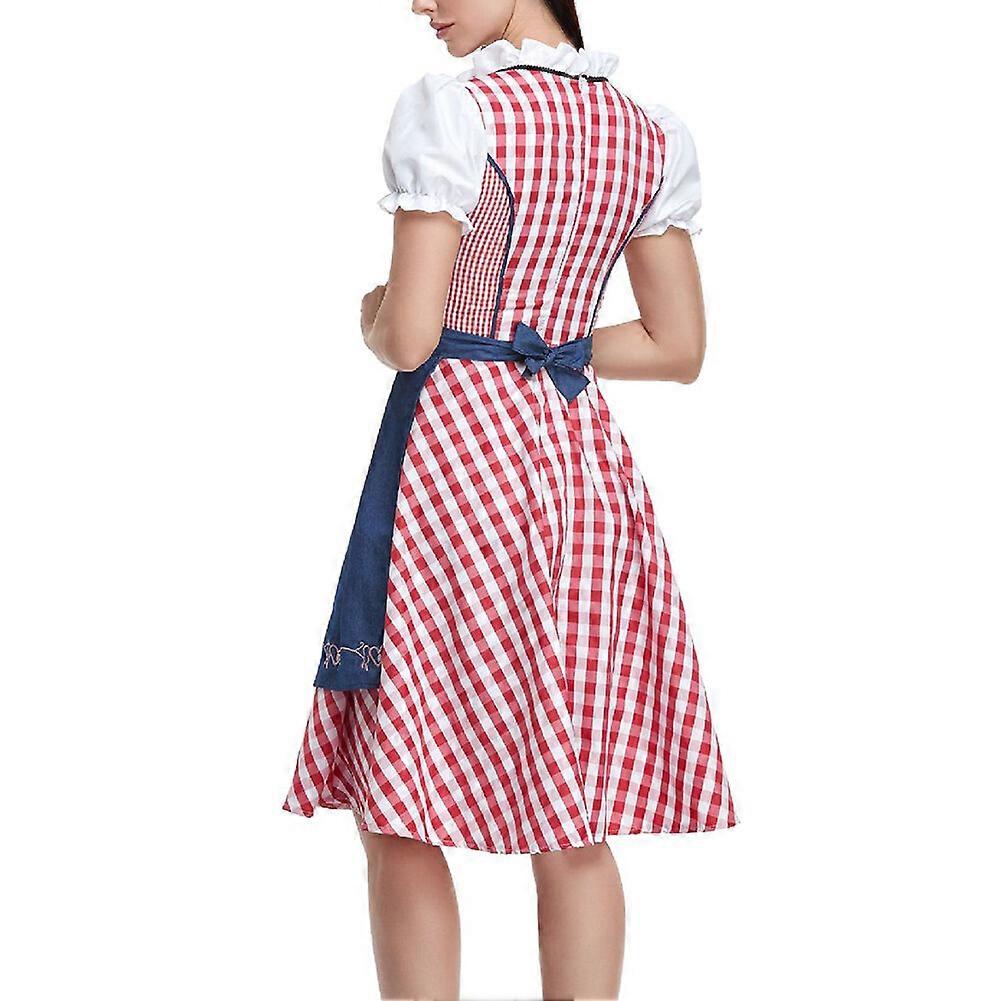 Women's German Oktoberfest Costume Adult Dirndl Traditional Bavarian ...