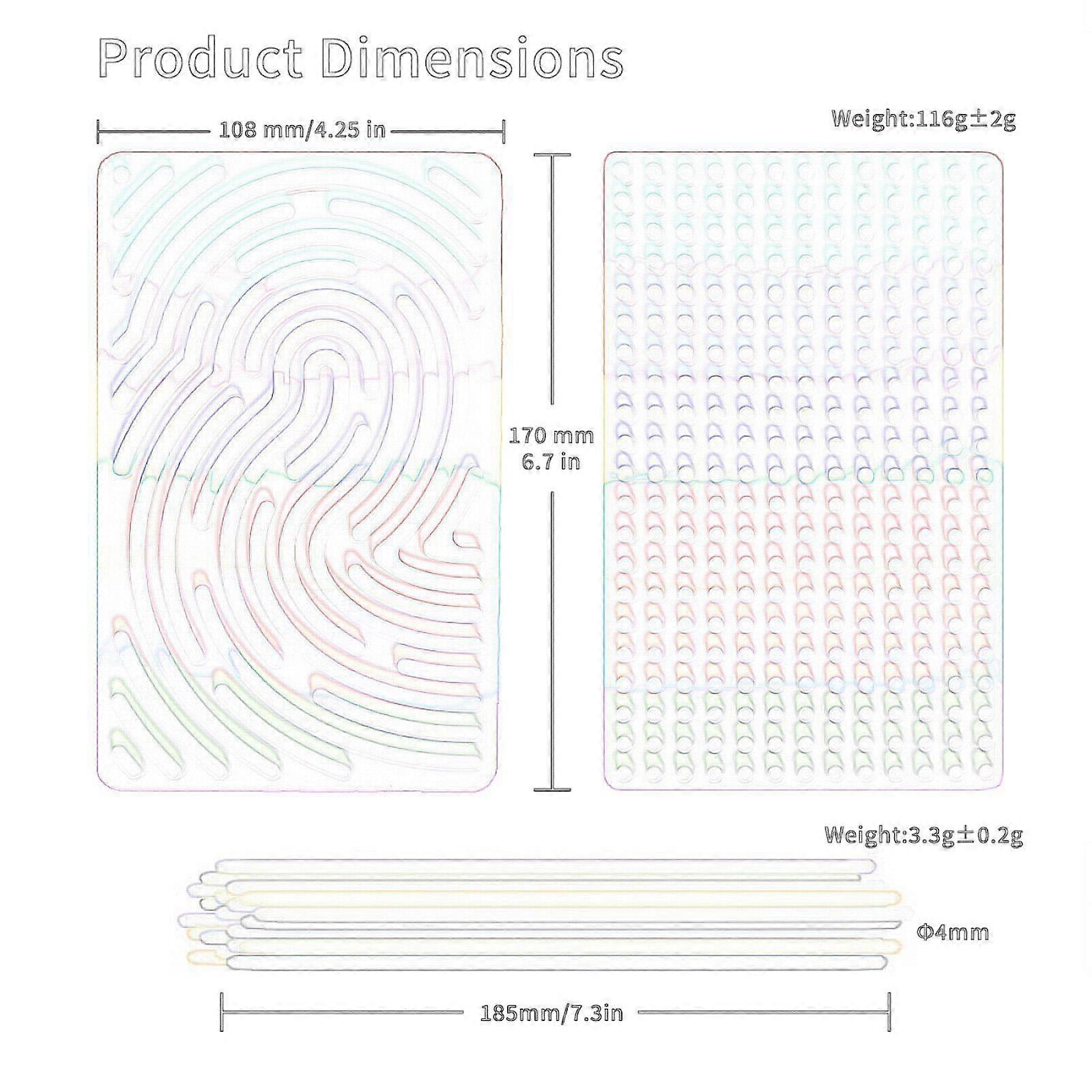 Fidget Sensory Activity Board Funny Calming Fidget Board for Kids Gift ...