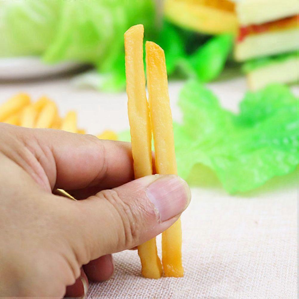 20pcs Realistic Fake French Fries Model Artificial Fast Food Simulation ...