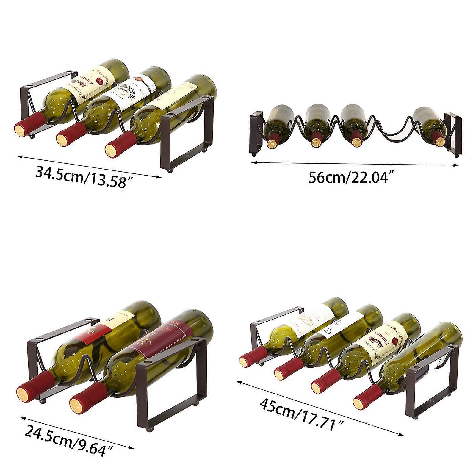 Standing Bottles Holder Organizer Elegant Wine Rack Grape Wine Shelf ...