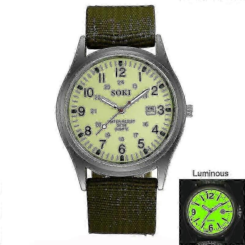 Soki Watches Glow In The Dark Watches Tops Brand Luxury Military Mens ...