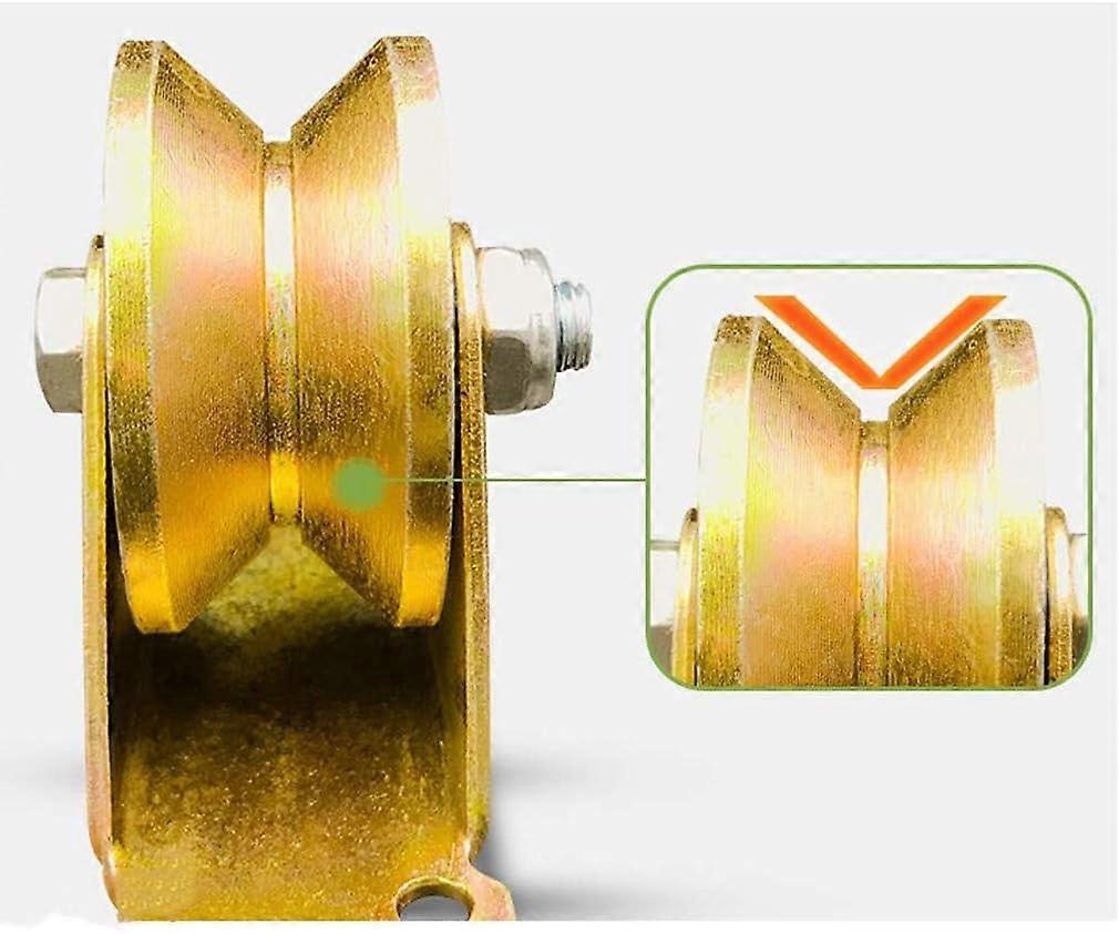 Heavy Duty Rigid Roller with 4V Groove Wheels, 32mm Load Capacity ...