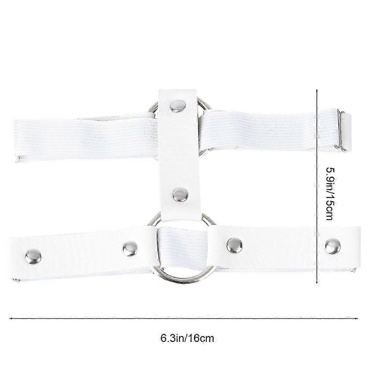 Thigh Garters for Women Round Leather Thigh Ring Punk Party Accessory ...