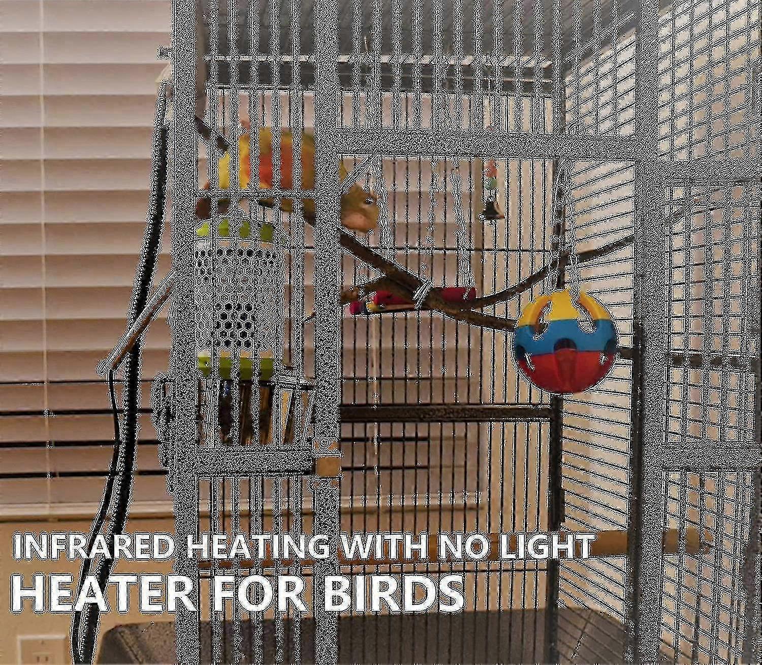 Auto Temperature Control Bird Cage Heater, Safe for Birds with Anti ...