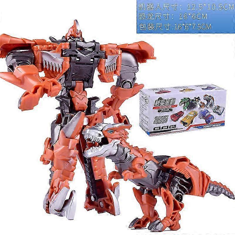 12CM Transformation Robot Kit Toys Models 2 In 1 One Step Model ...
