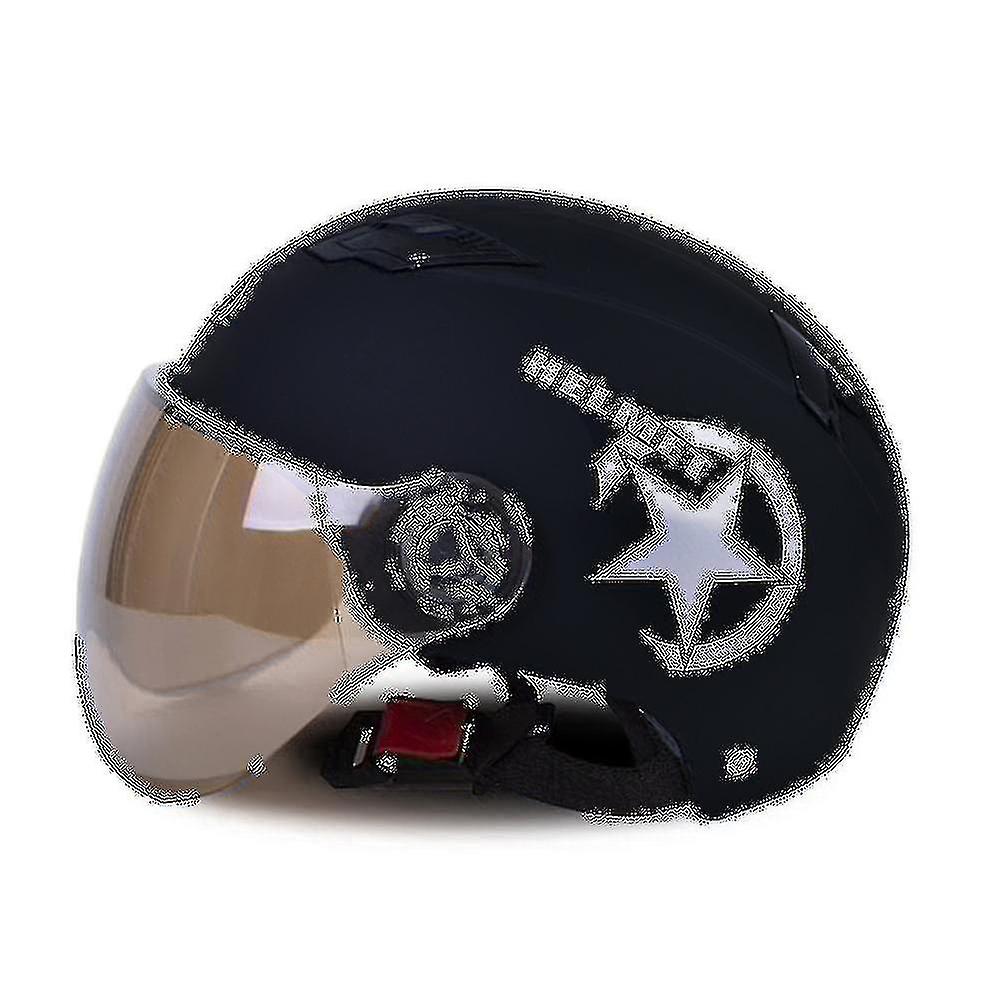 Electric Motor Car Helmet Scooter Bike Open Face Half Baseball Cap Anti ...