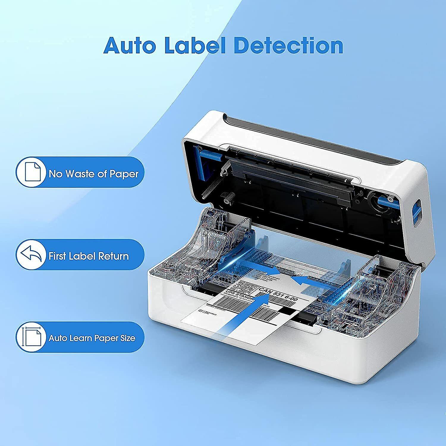 Thermal Label Printer, 4x6 Desktop Label Barcode Printer with 150mm/s ...
