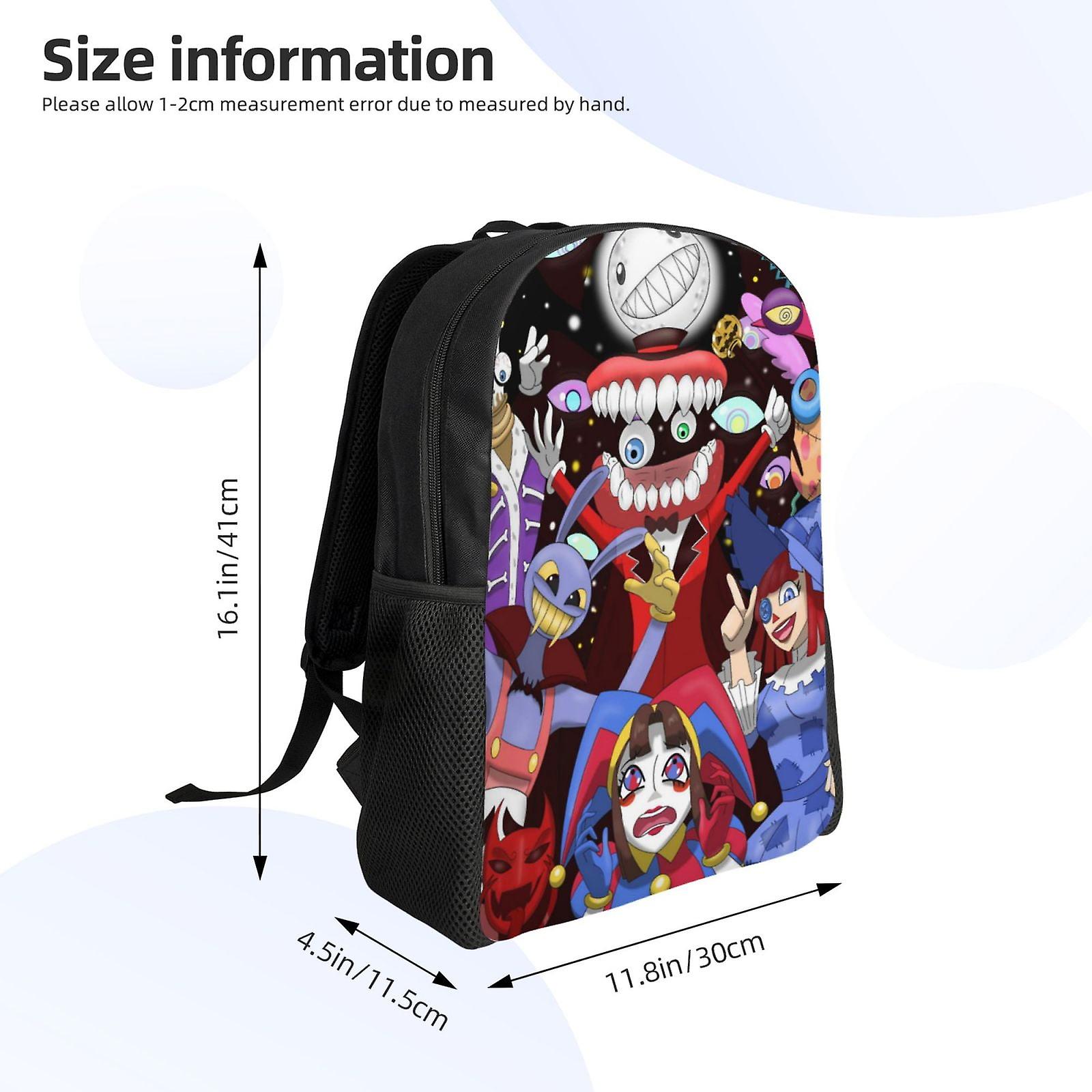 Pomni Girl The Amazing Digital Circus Backpack Casual Adjustable ...
