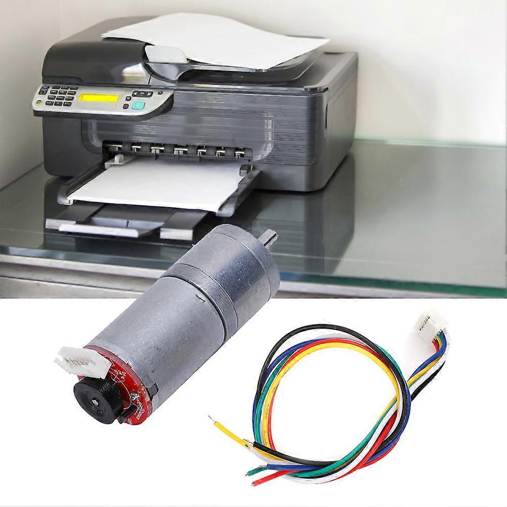 Gear Motor DC with Speed Encoder Brush DC Motors Reducer Copper ...