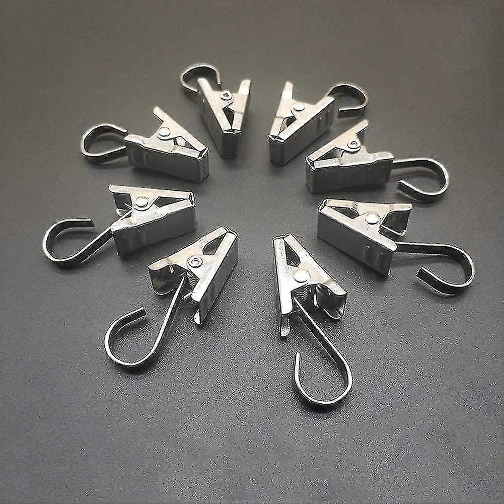20 Pack Small Curtain Clips Hooks Wide Flat String Party Lights Hanger ...