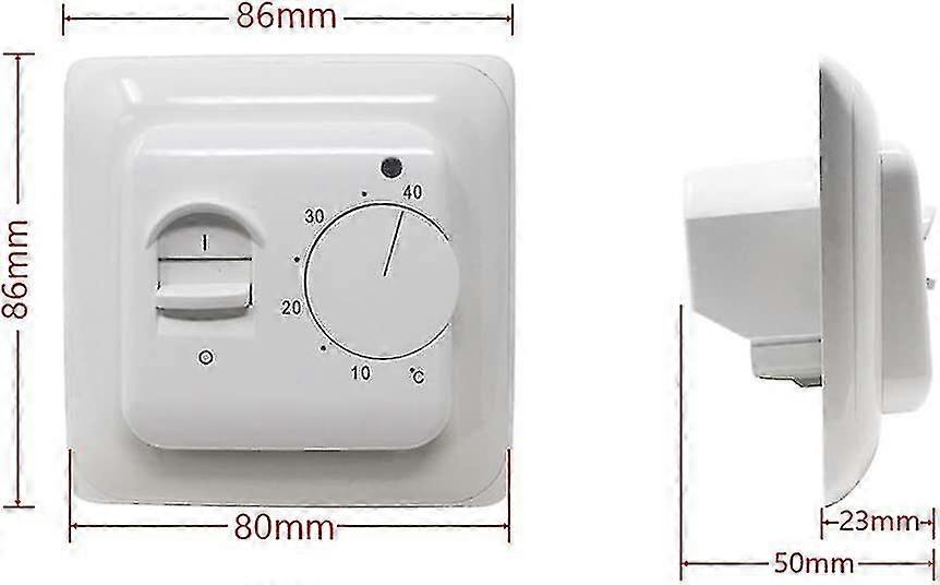 For Manual Underfloor Heating Thermostats 220V 16A - Electric ...