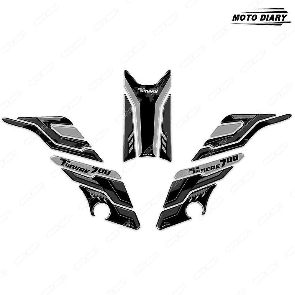 Tenere 700 Fuel Tank Stickers 3D Side Tank Protection Decals Pad ...