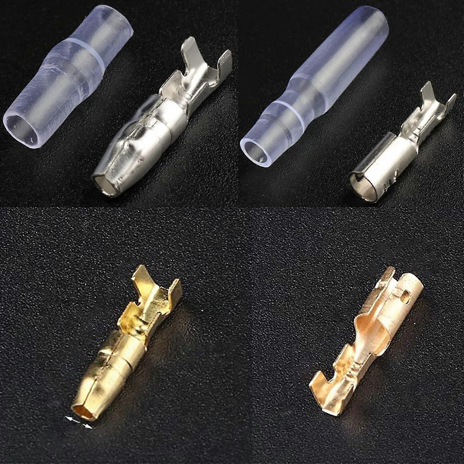 Brass Bullet Connectors Kit, 360PCS 3.9mm Bullet Terminal Connector ...