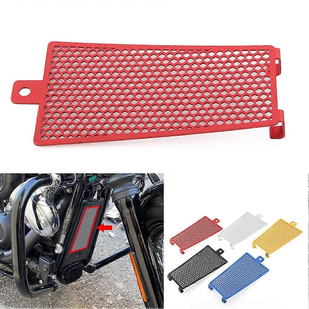 Motorbike Oil Cooler Radiator Grille Cover For Harley Davidson Softail ...