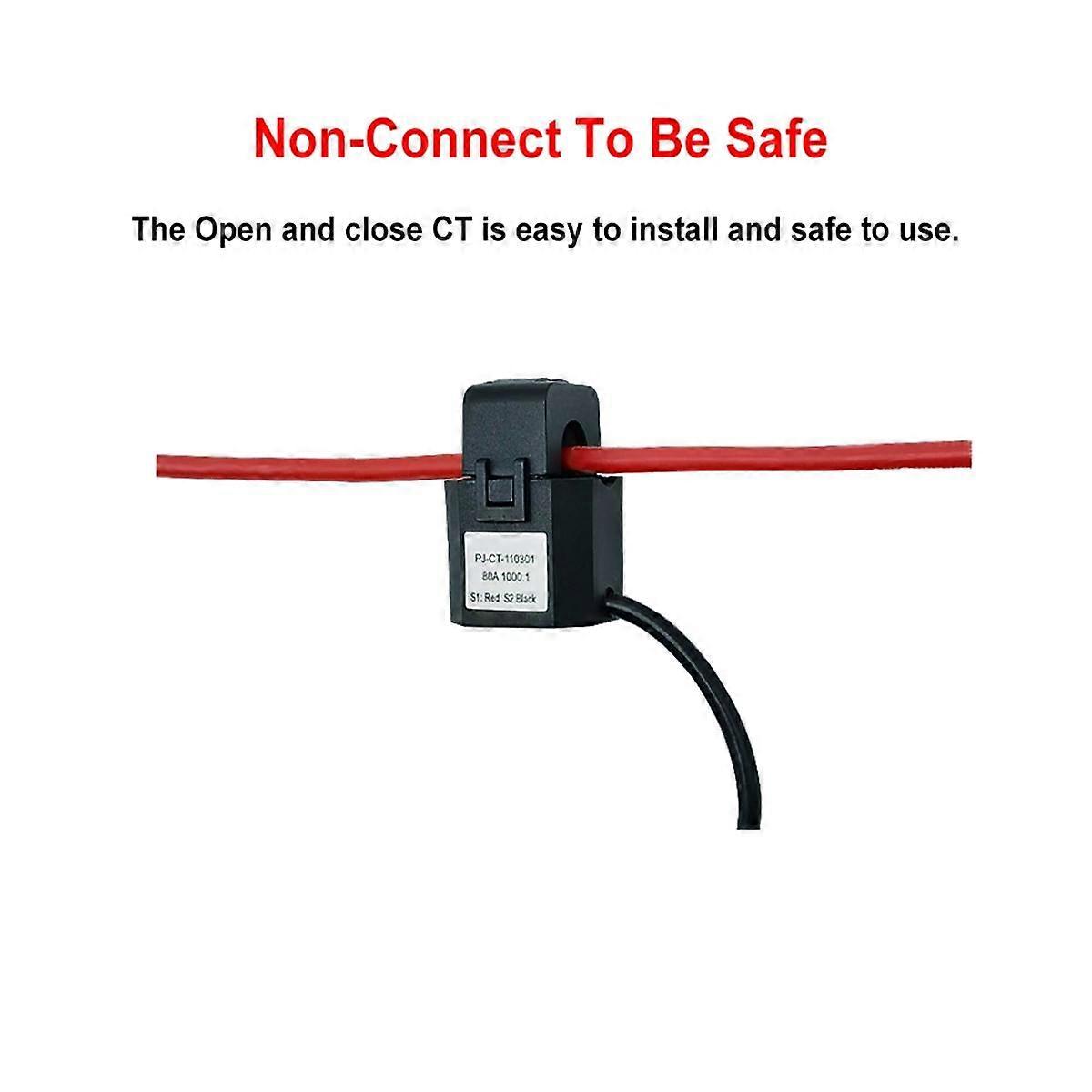 Tuya Smart Life ZigBee Energy Meter 80A with Current Transformer Clamp ...