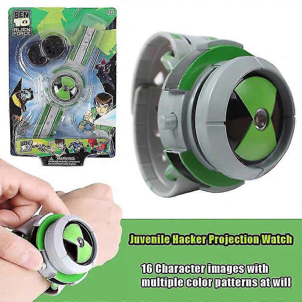 Ben 10 Omnitrix Projector Watch 16 Character Images Wristwatch Kid Toy ...