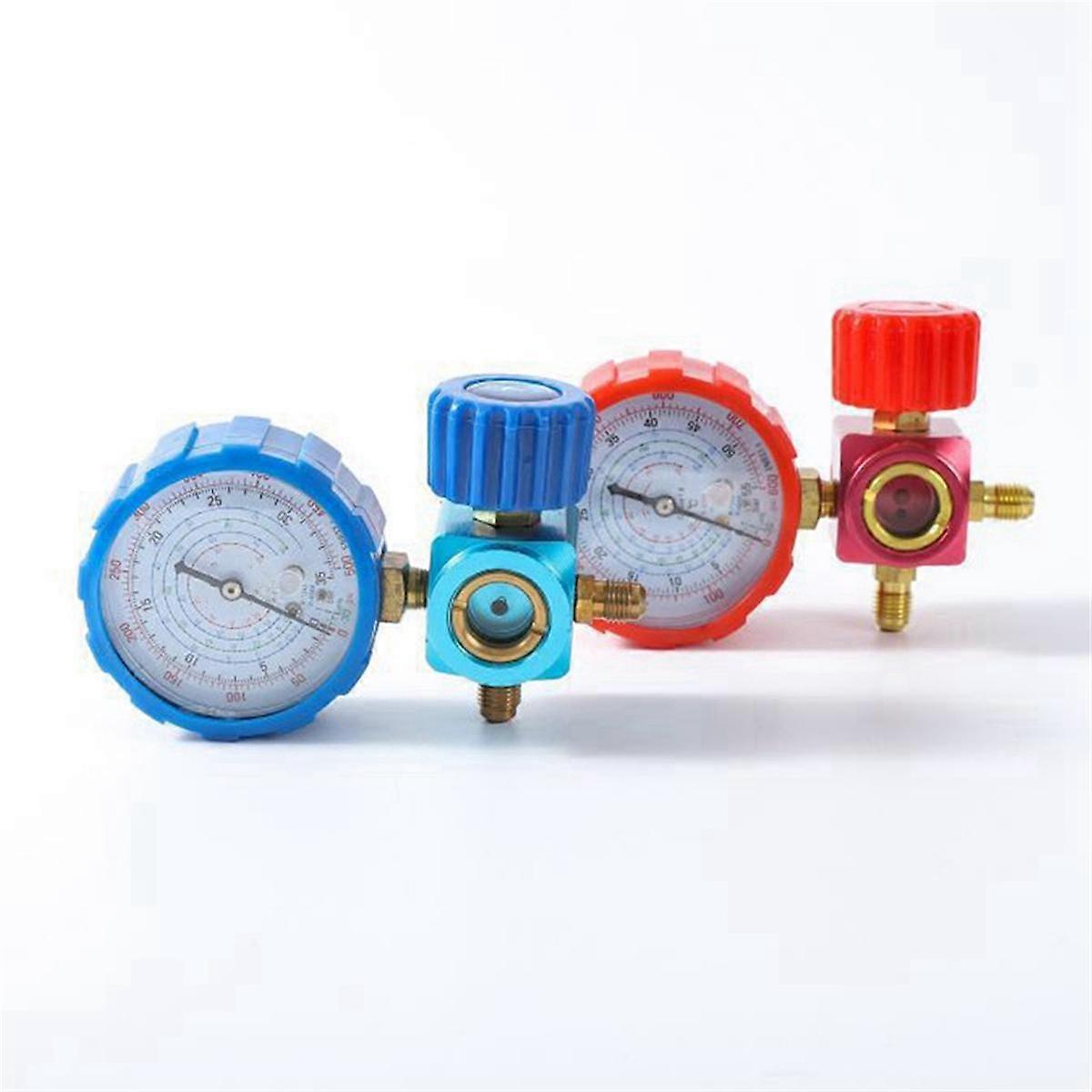 Manifold Gauge - Air Condition Manifold Gauge Manometer Valve 800Psi ...