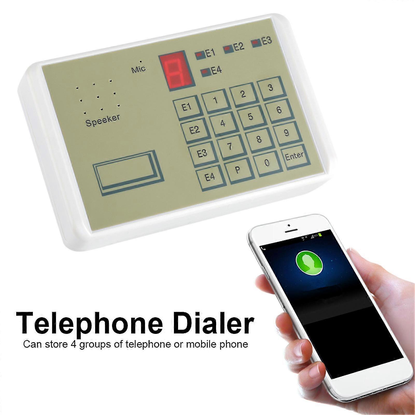 Wired Telephone Voice Auto Dialer Burglar Security House Alarm System ...